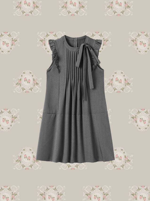 French Ruffle Bow Dress