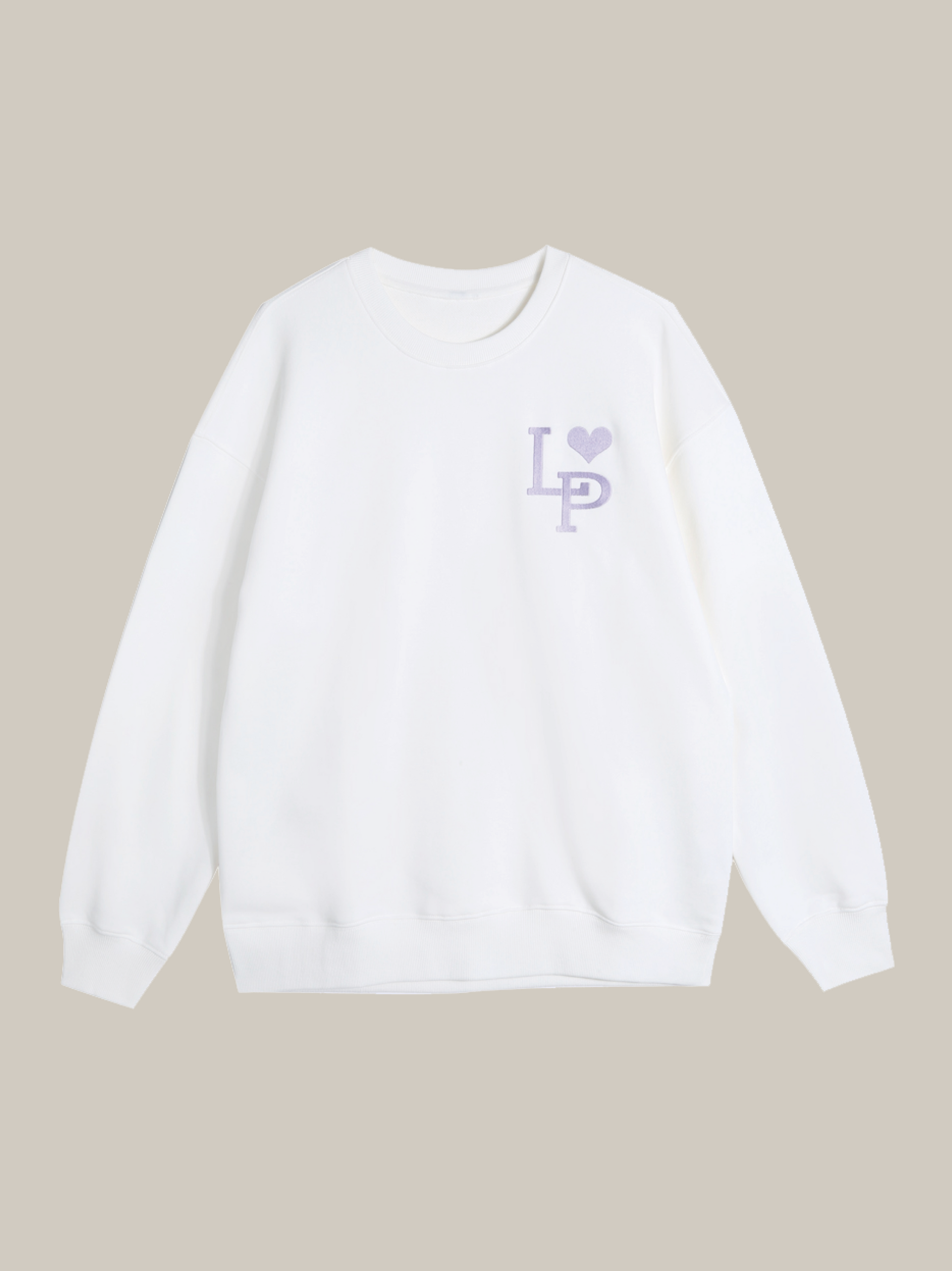 予約商品・LA POMME petit Light Purple Icon Sweater